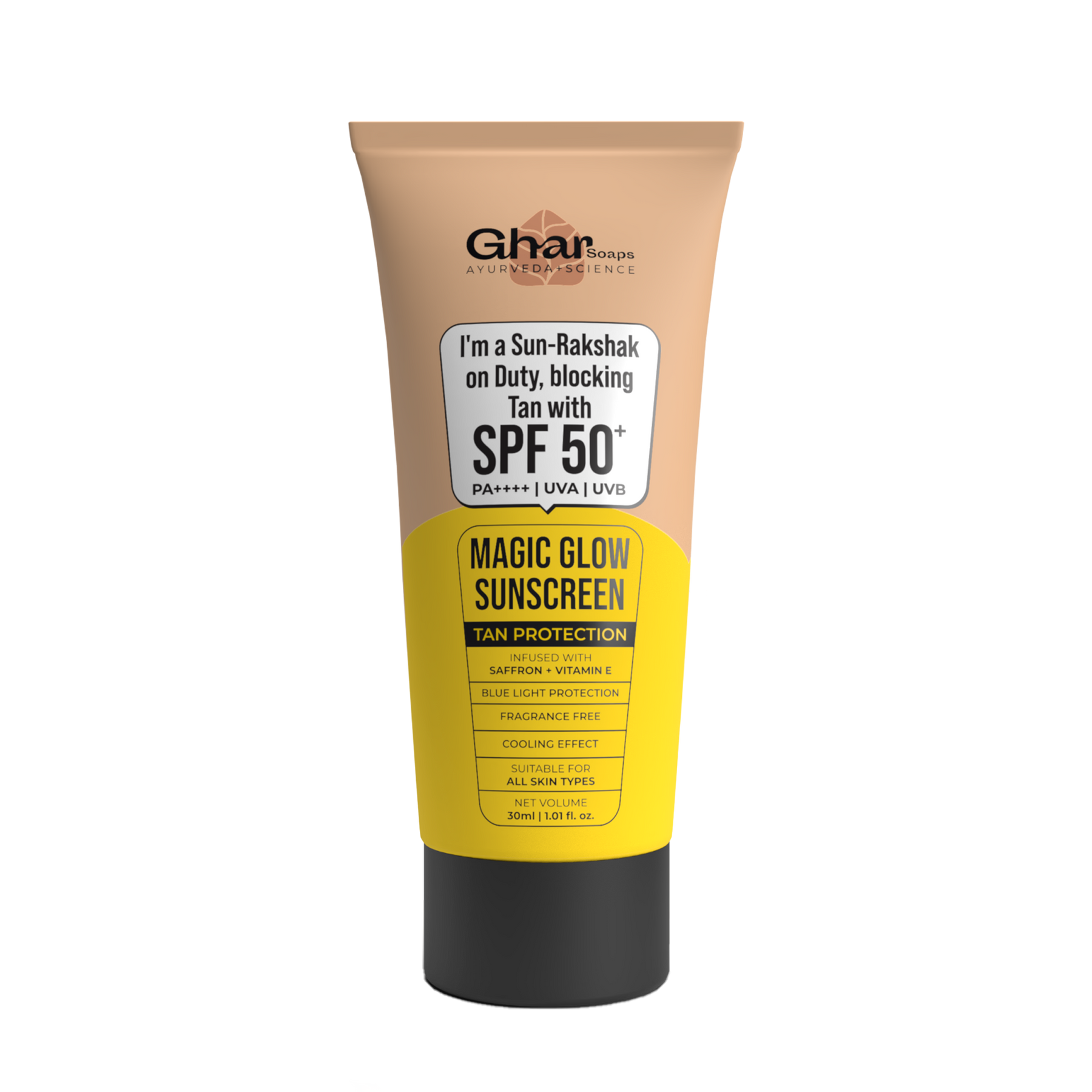 Sunscreen SPF 50 PA+++ - Buy Best Sunscreen Online | Ghar Soaps – GHAR ...
