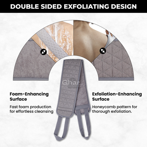 Exfoliating Back Scrubber – GHAR SOAPS