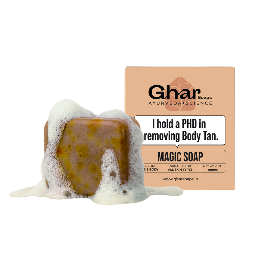 Organic Handmade | Sandal wood & Saffron Soap – GHAR SOAPS