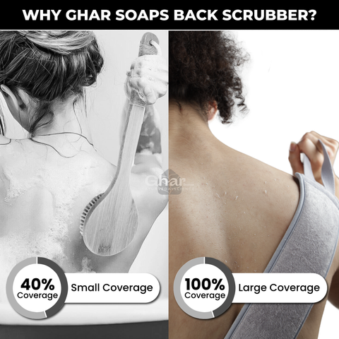 Exfoliating Back Scrubber – GHAR SOAPS